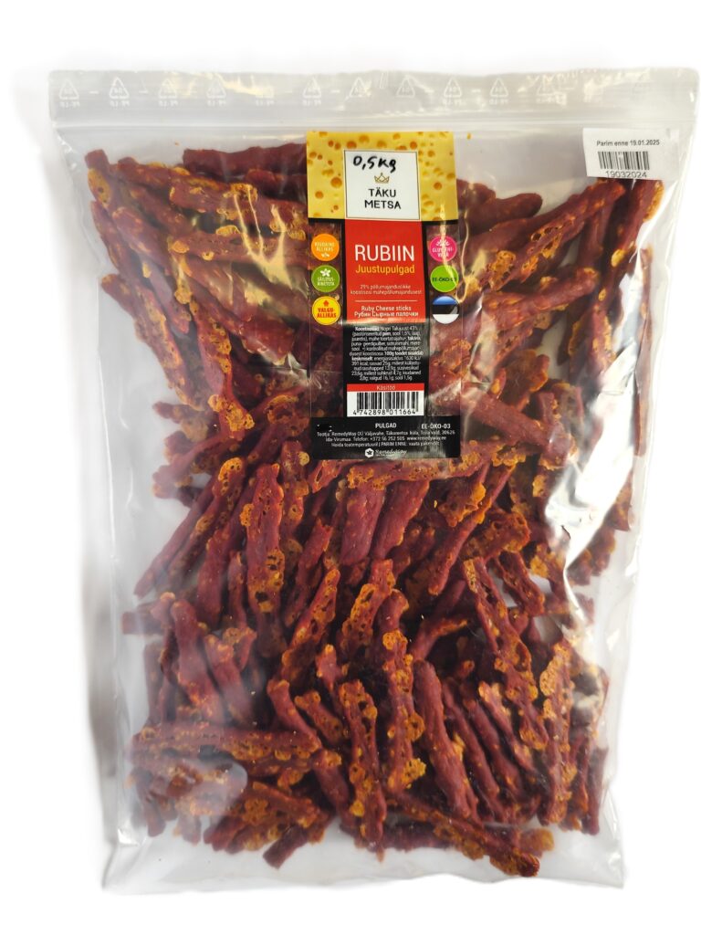 Rubiin Juustupulgad 500g – wirumill.ee
